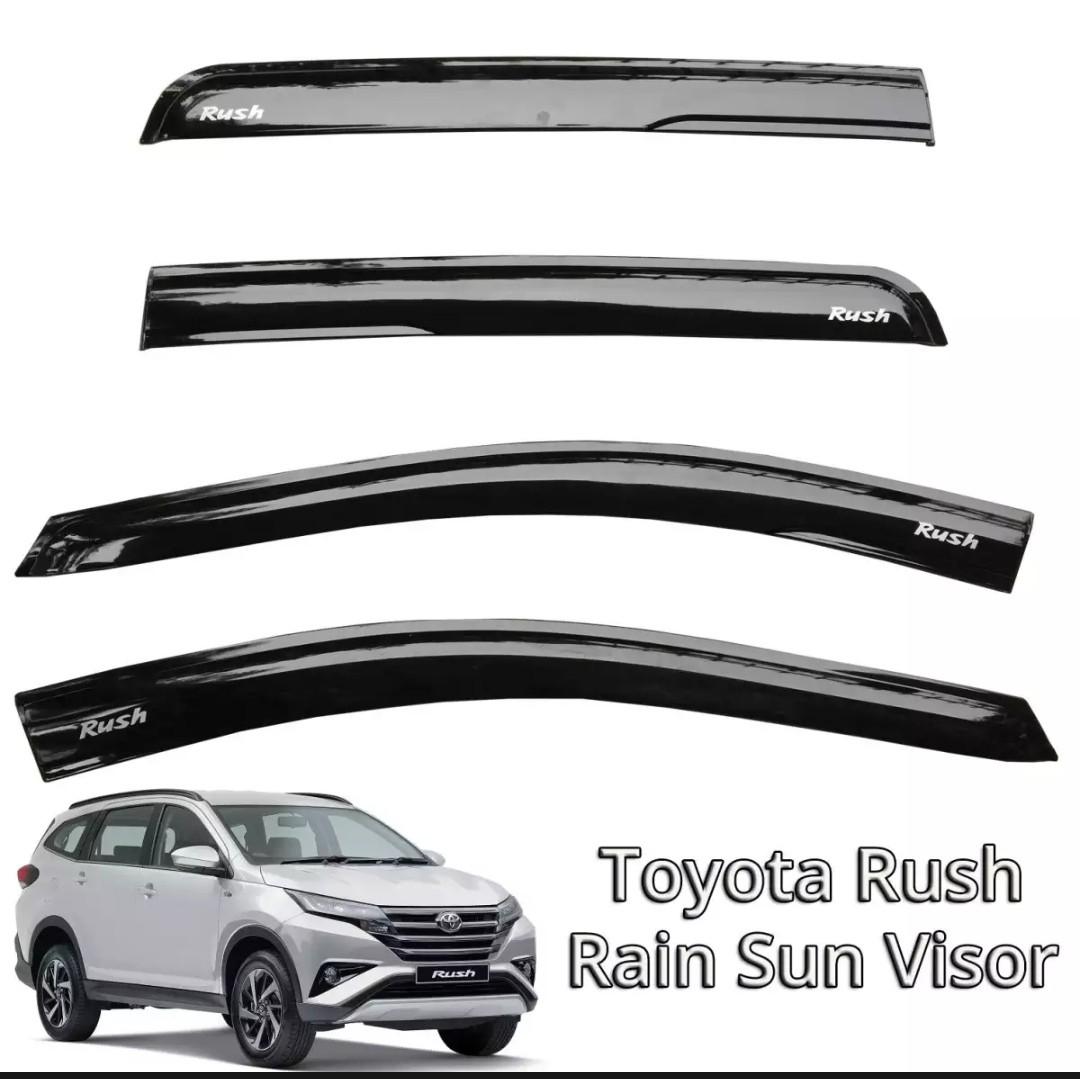 RAIN VISOR BLACK for Toyota Rush 2018 to 2021 Car Parts Accessories Body Parts and Accessories on Carousell