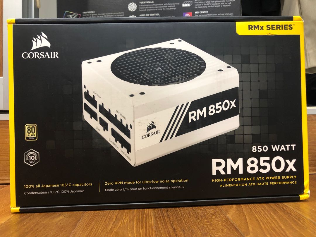 Corsair RM 850x PSU Gold, Computers & Tech, Parts & Accessories, Other ...