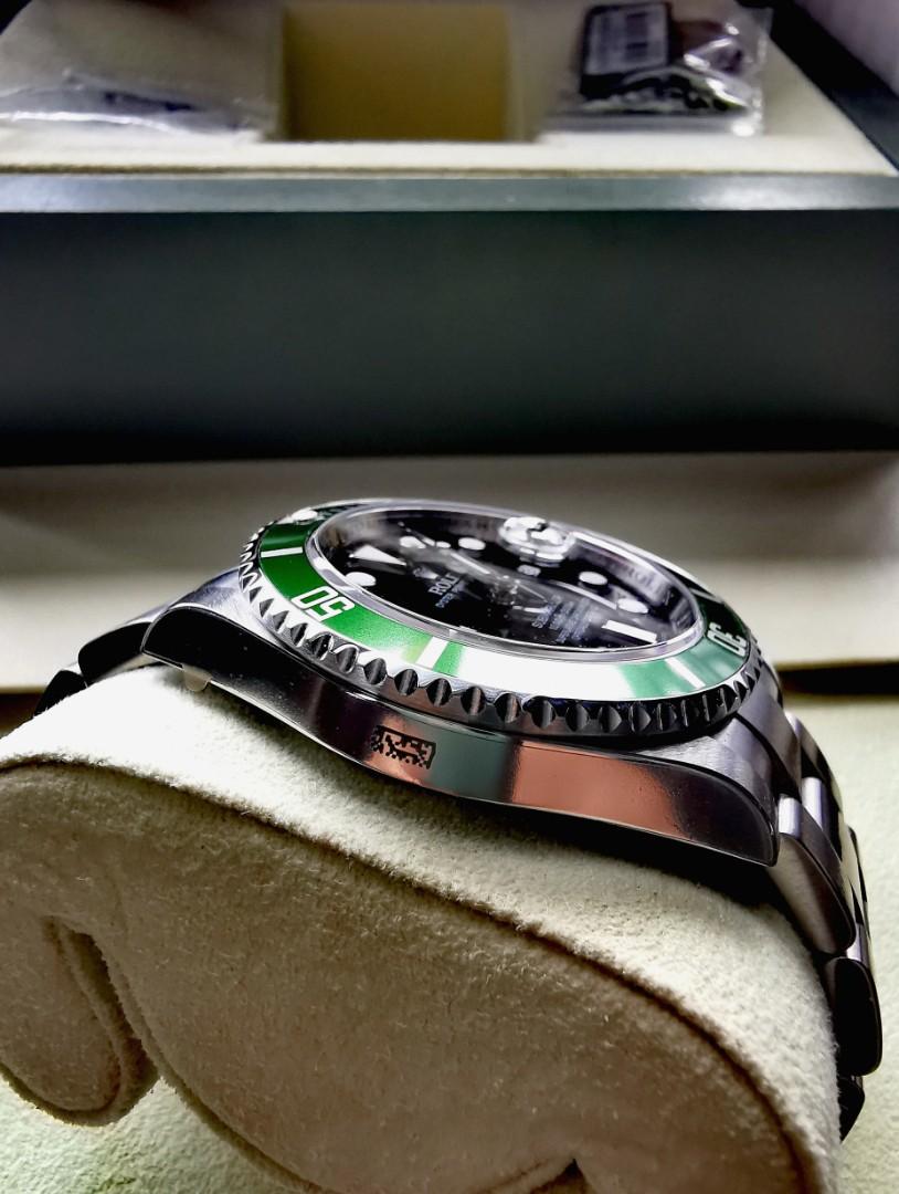 Rolex "Kermit The Frog" Reference 16610LV, Luxury, Watches on Carousell