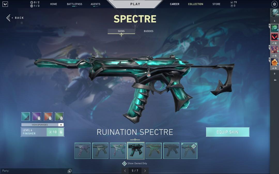 Ruination Bundle Stacked Ruin Dagger Valorant Account, Video Gaming ...