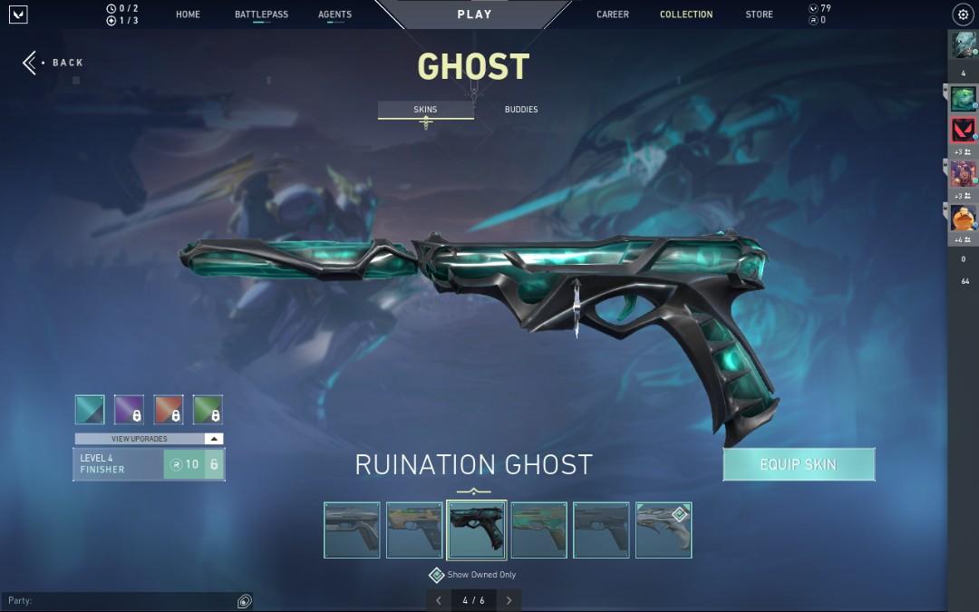 Ruination Bundle Stacked Ruin Dagger Valorant Account, Video Gaming ...