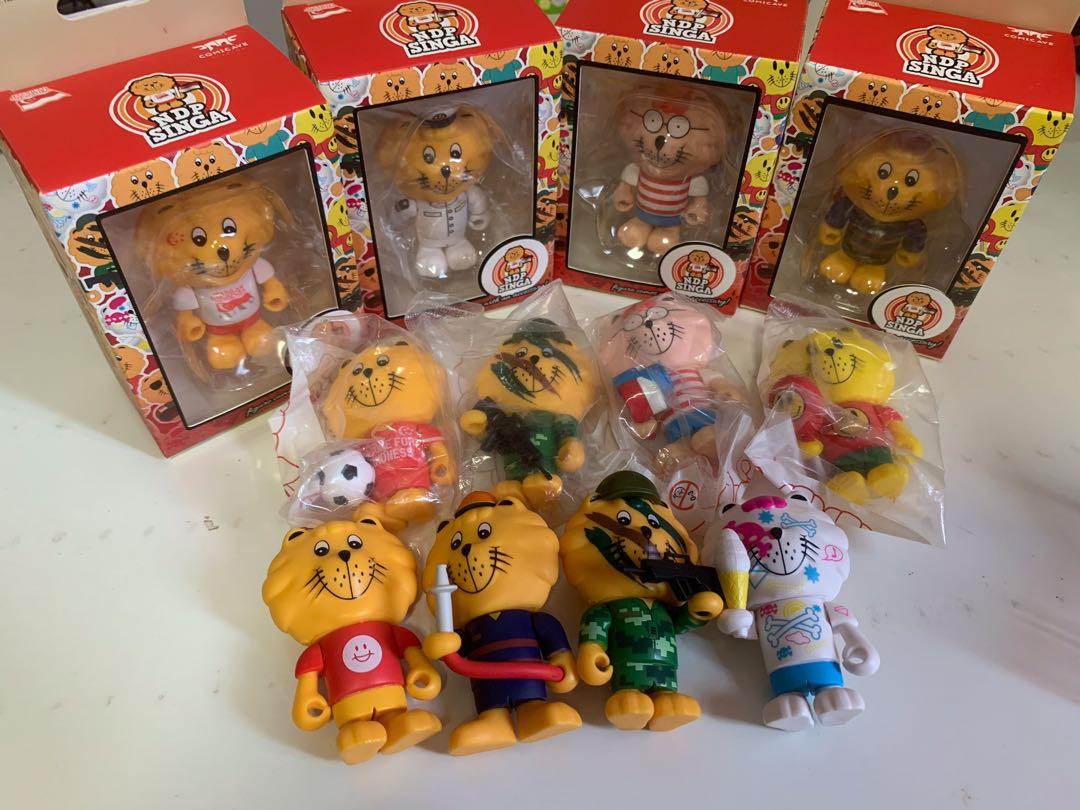 SG50 NDP Assorted Singa Singapore Kindness Movement Figurines, Hobbies ...