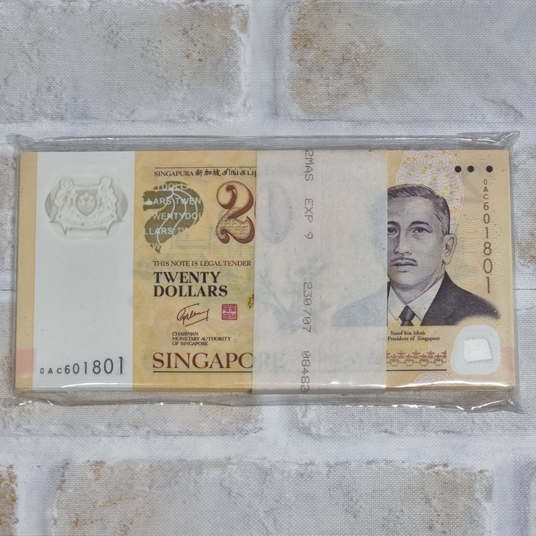 SG Portrait Series Specimen Uncut CIA 40 Commemorative Notes, Hobbies ...