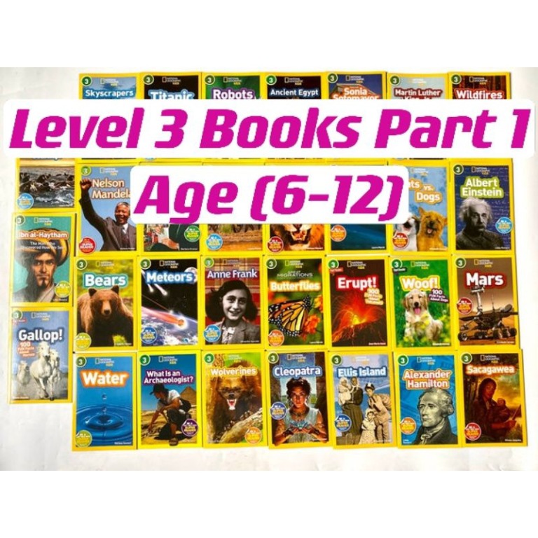 [SG Stock] Level 3 Fluent Reader National Geographic Kids Super Reader ...
