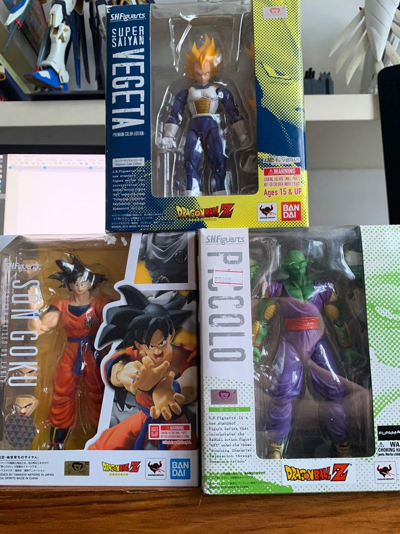 Shf dragon ball sh figuarts Set of 3, Hobbies & Toys, Toys & Games on ...