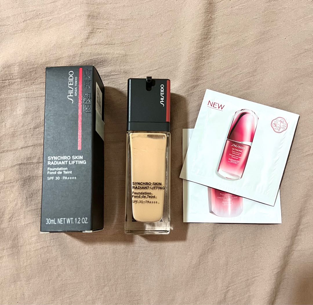 Shiseido Synchro Skin Radian Lifting Foundation, Beauty & Personal Care ...