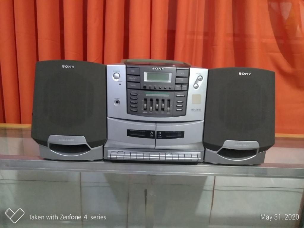 Sony CD Radio Cassette Recorder, Audio, Portable Music Players on Carousell