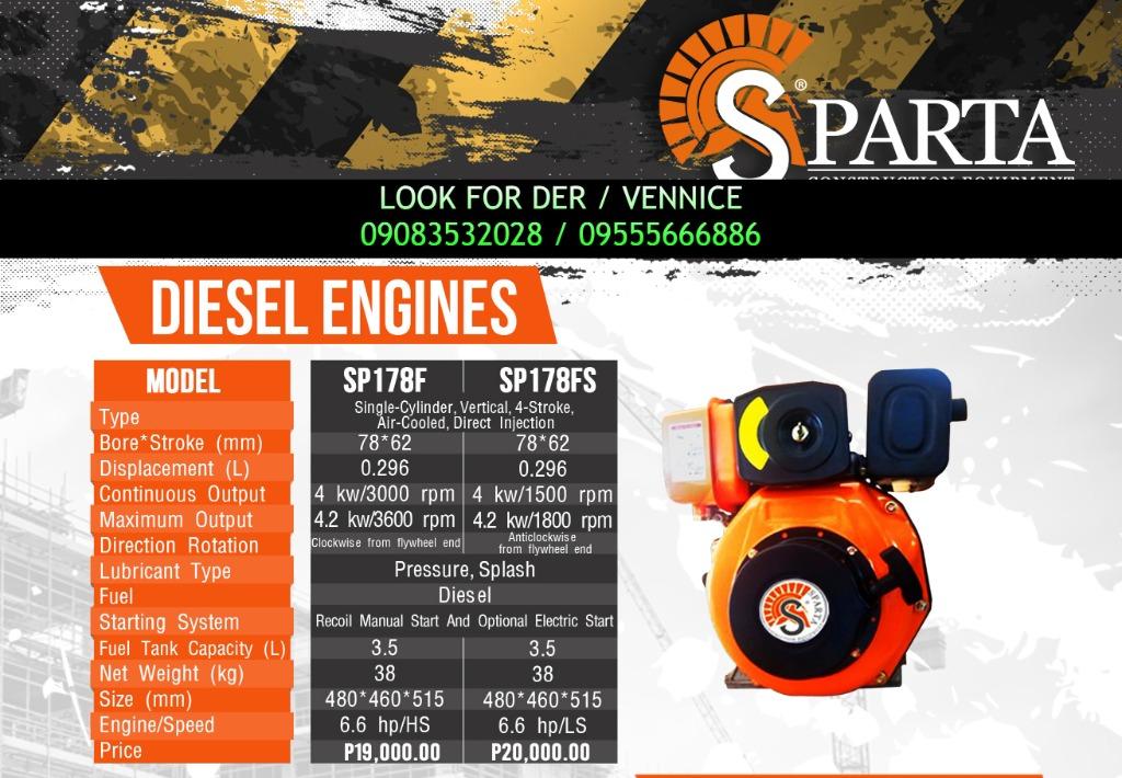 SPARTA DIESEL ENGINES, Commercial & Industrial, Industrial Equipment on ...