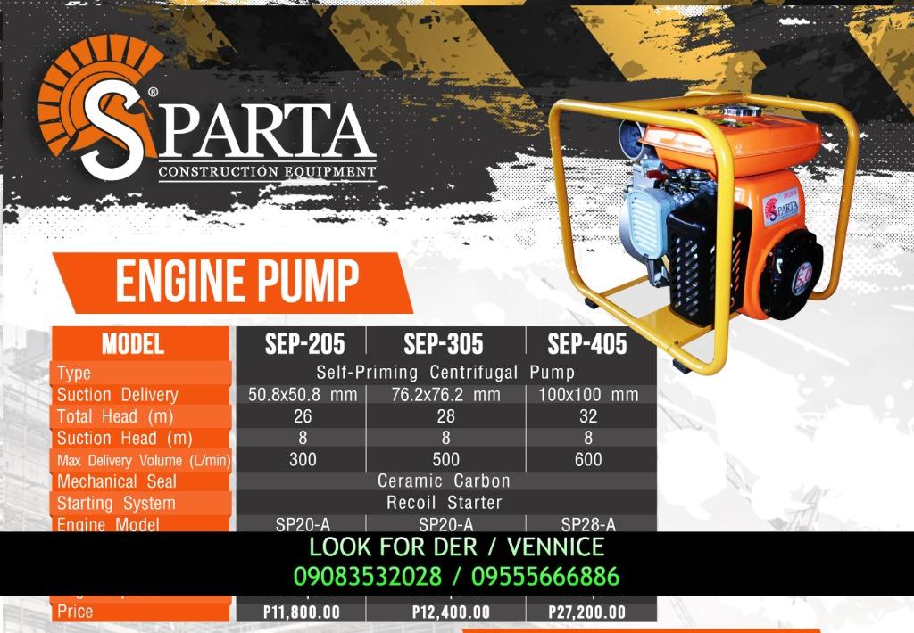 SPARTA ENGINE PUMP, Commercial & Industrial, Industrial Equipment on ...