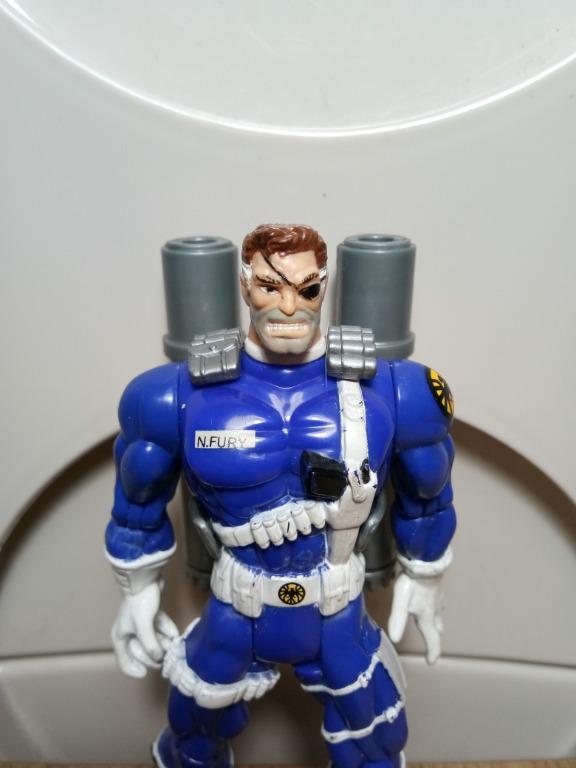 Spider-Man Animated Series Nick Fury Missile Launching Jetpack Toybiz ...