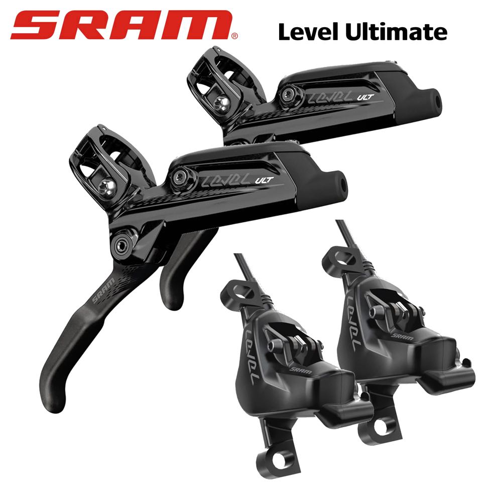 SRAM Level Ultimate Brake set with CLX Rotors, Sports Equipment ...