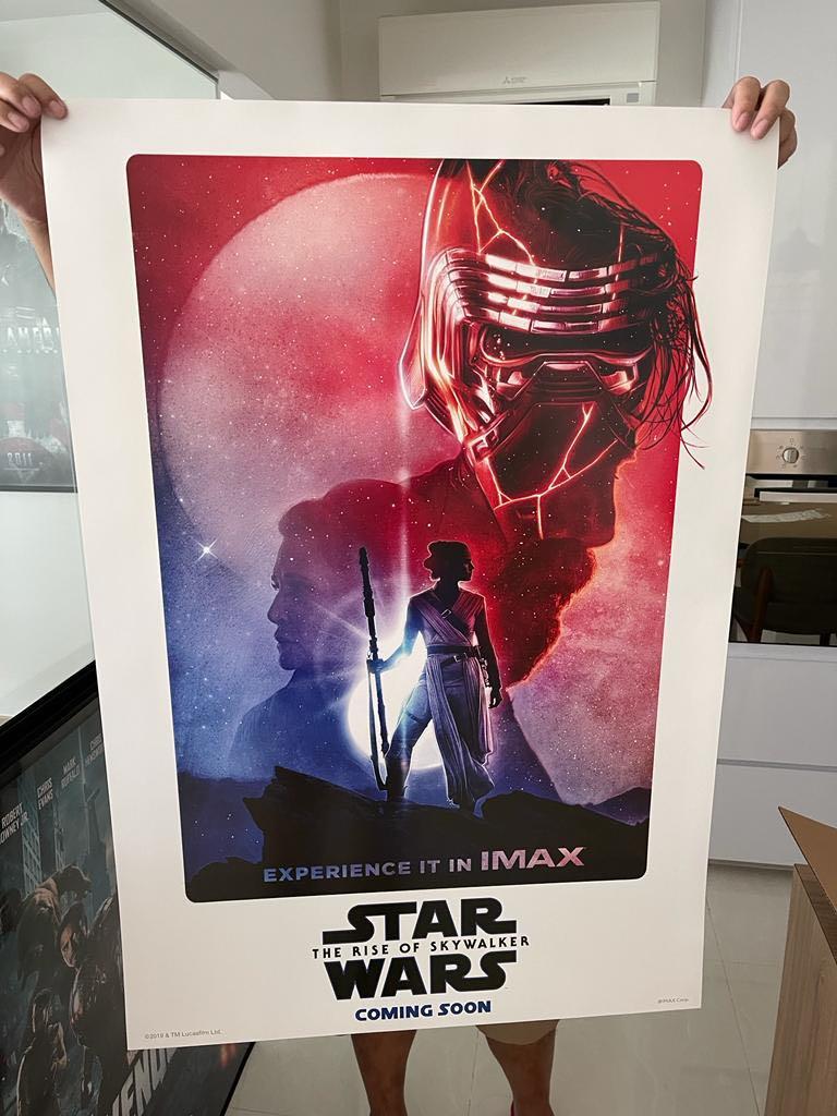 Star Wars Rise of Skywalker original poster, Hobbies & Toys ...