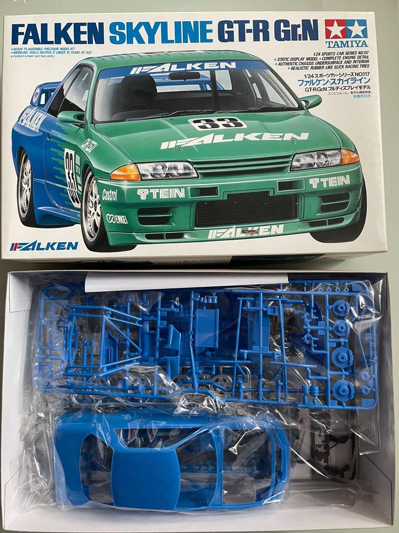 Tamiya 1:24 Falken Skyline GTR 32 GR. N, 興趣及遊戲, 玩具 & 遊戲類 - Carousell