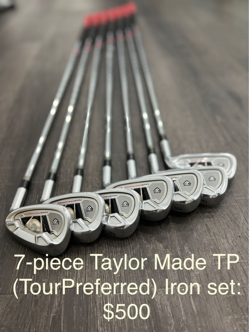 TaylorMade TP (TourPreferred) 7-piece Iron Set, Sports Equipment ...