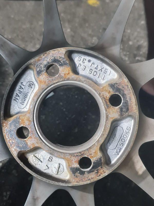 Tc105n rim/ rims / 4x100, Car Accessories, Tyres & Rims on Carousell