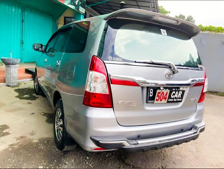 Toyota Innova New Barong Type G 2.0cc MANUAL Tahun 2015 Silver metalik ...
