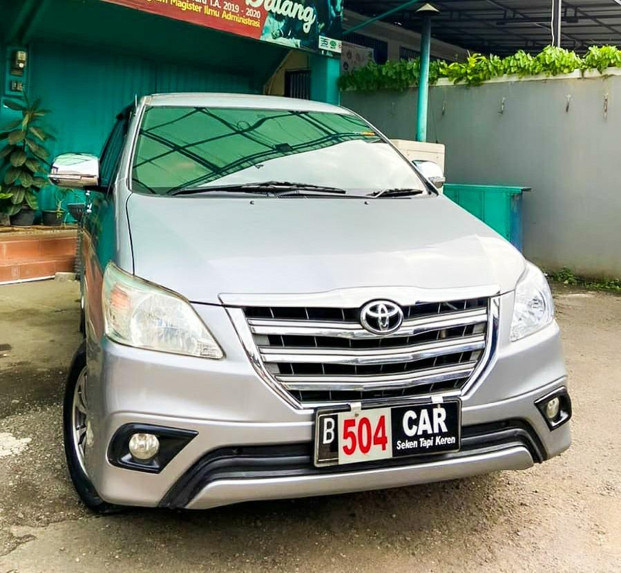 Toyota Innova New Barong Type G 2.0cc MANUAL Tahun 2015 Silver metalik ...