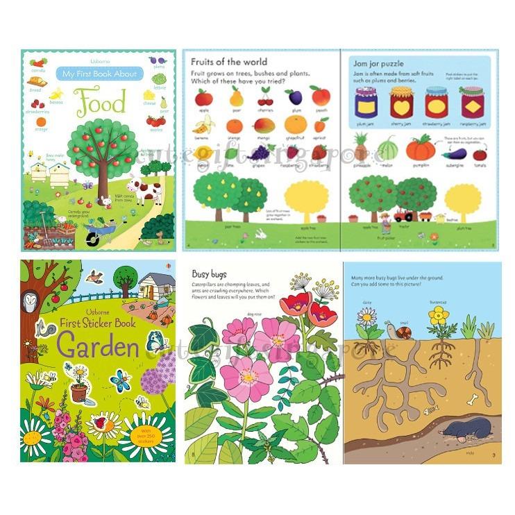 Usborne First Sticker book educational preschool learning activity book ...
