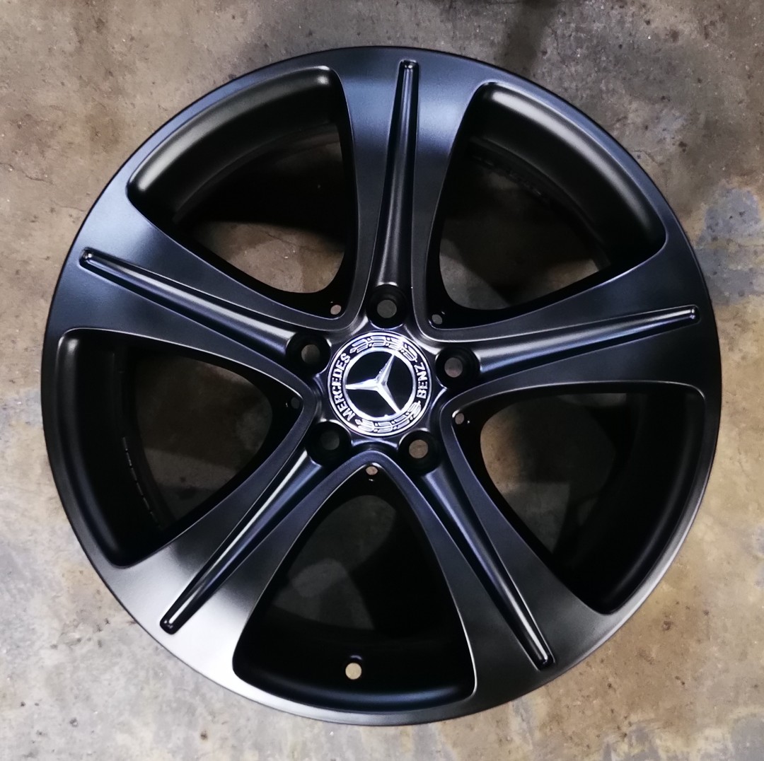 Used 17" Original Mercedes Rims, Car Accessories, Tyres & Rims on Carousell