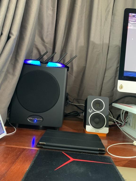 Used Eve Audio SC203 Active Speaker And Wharfedale WH-S8E Acitve ...