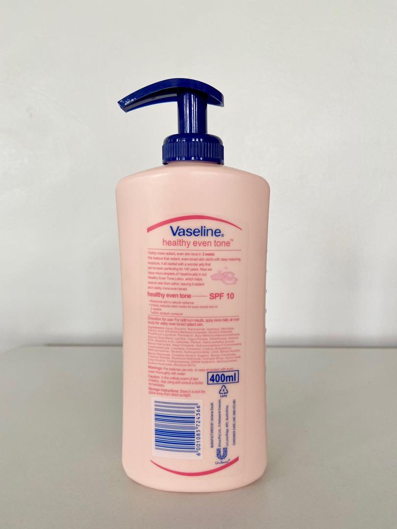 Vaseline Lotion Pink Healthy Even Tone with Vitamin B3 SPF 10 (non ...