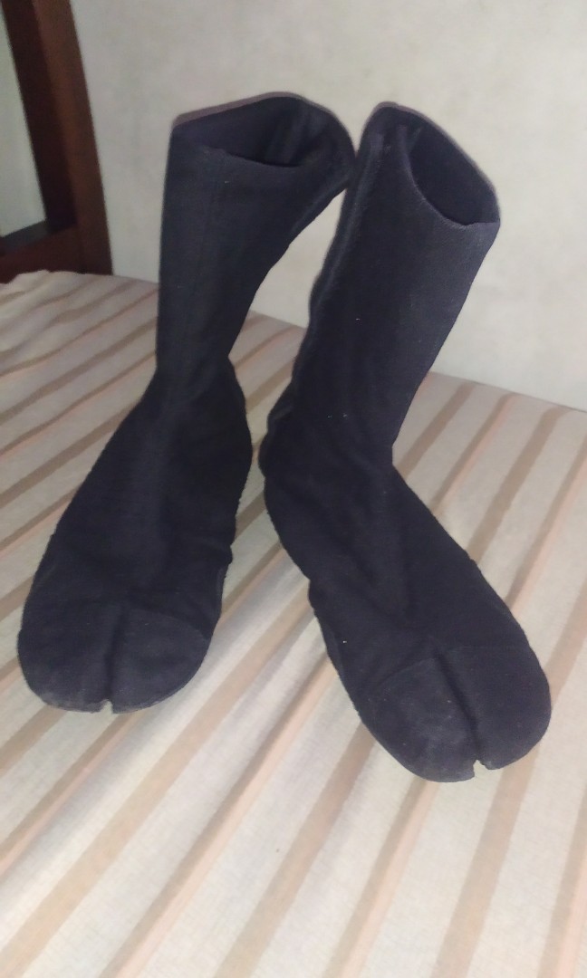 VERY RARE JIKATABI BOOTS, NINJA SHOES BOOTS, SAMURAI COSPLAY, TOE SHOES ...
