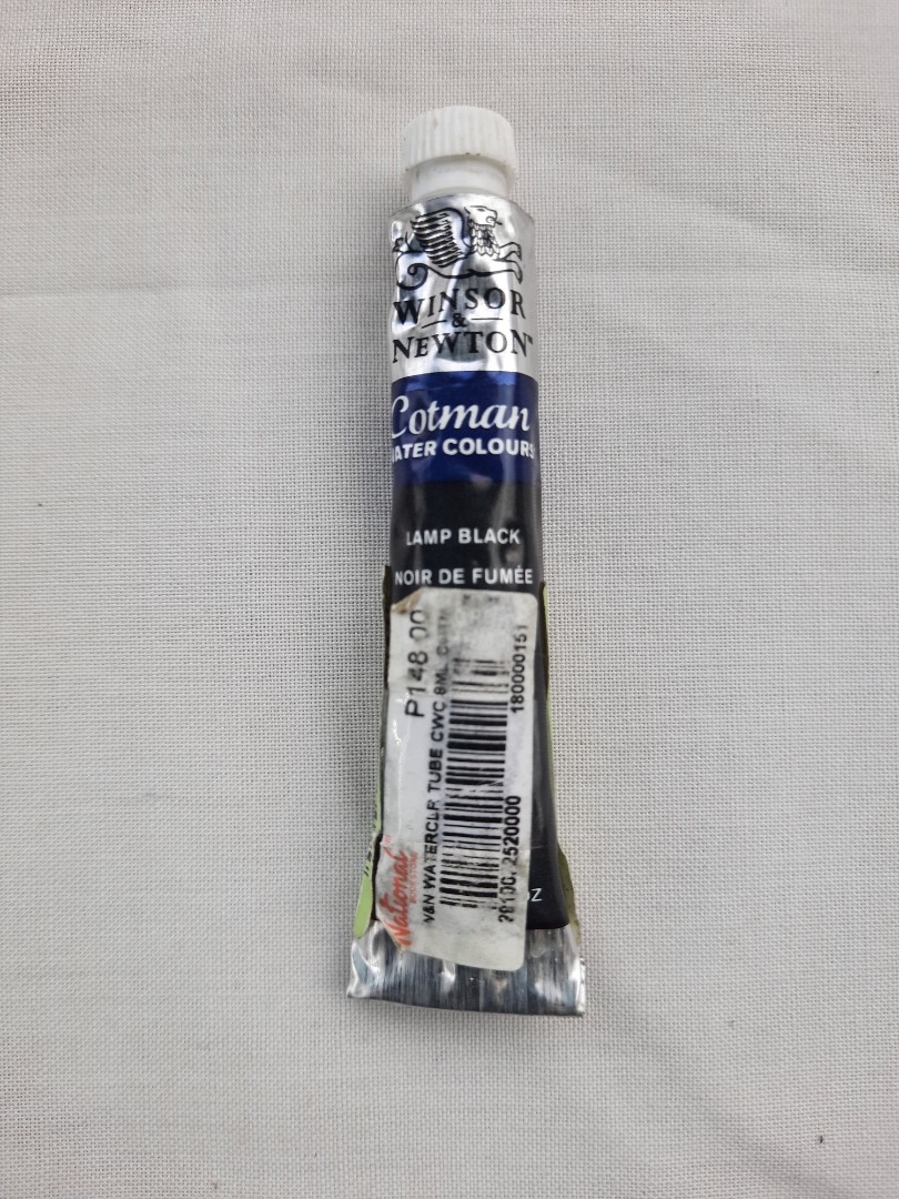 Winsor & Newton Cotman Watercolor: Lamp Black, Hobbies & Toys ...