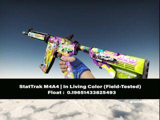 M4A4 Buzz Kill FT CSGO SKINS KNIVES, Video Gaming, Gaming Accessories, In-Game Products on Carousell