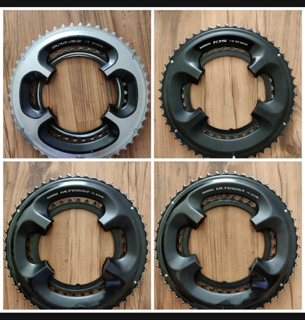 Shimano Dura Ace Ultegra 105 Chainrings, Sports Equipment, Bicycles ...
