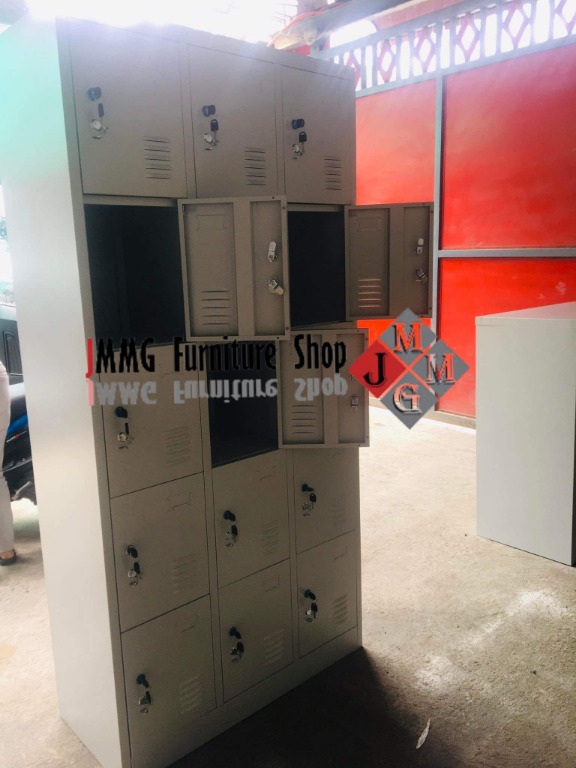 15 DOOR LOCKER CABINET l OFFICE FURNITURE l PARTITION, Furniture & Home ...