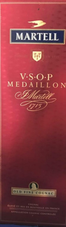1715 Martell (VSOP) 1 Litre Old Find Cognac (Medallion), Food & Drinks, Alcoholic Beverages on ...
