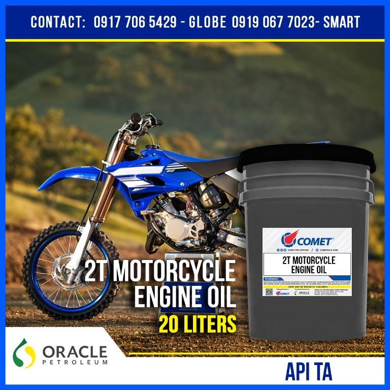 2T Two Stroke Motorcycle Oil PAIL 20L, Motorbikes, Motorbike Parts ...