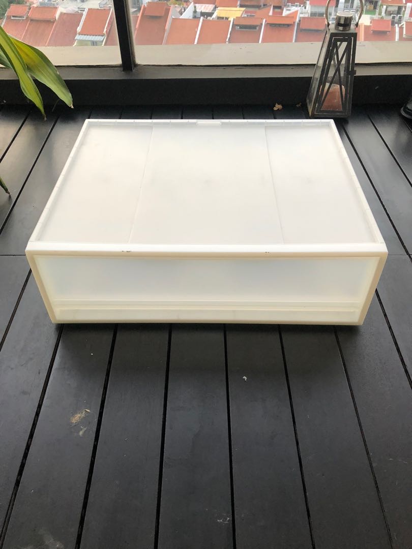 3 x MUJI storage boxes, Furniture & Home Living, Home Improvement ...