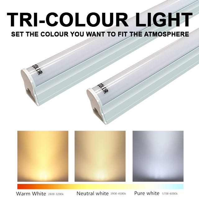 AdapTABLE T5 TRI TONE T5 LED cove lighting led tube 300 600 900 1200mm ...