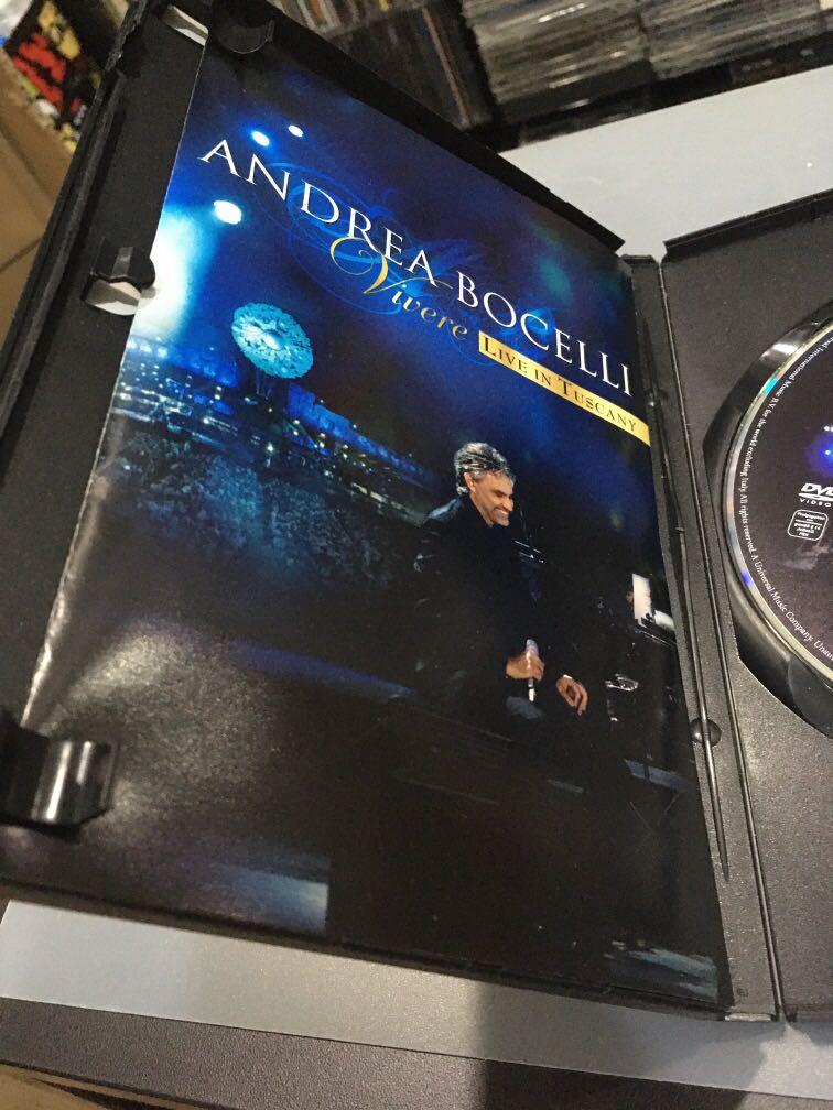 Andrea Bocelli DVD, Hobbies & Toys, Music & Media, CDs & DVDs on Carousell