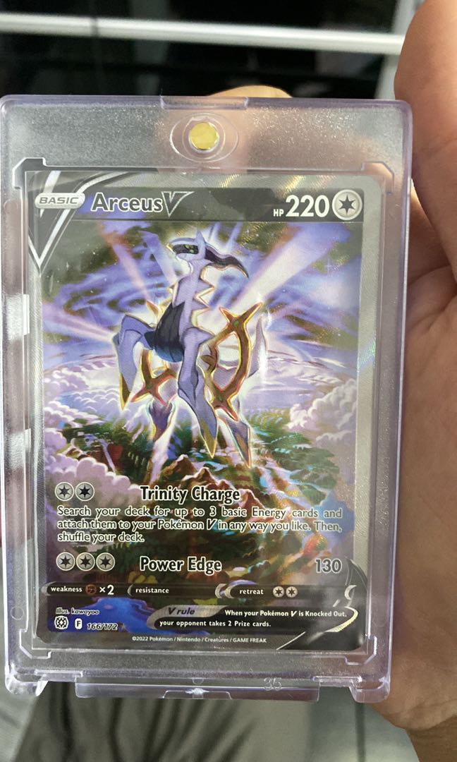 Pokemon TCG Arceus V AA, Hobbies & Toys, Toys & Games on Carousell