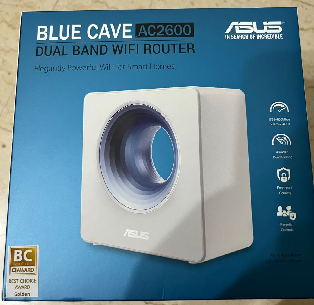 ASUS BLUE CAVE AC2600 Dual-band WiFi Router, Computers & Tech, Parts ...
