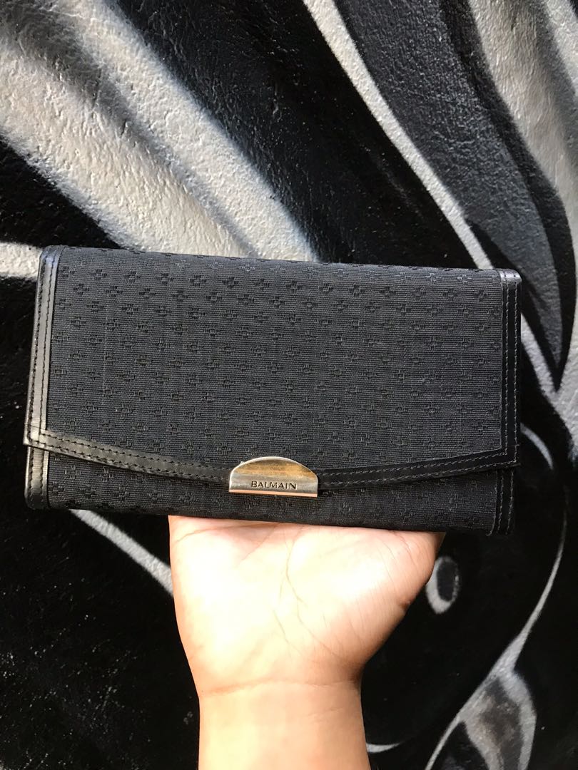 Balmain Paris Long Wallet, Luxury, Bags & Wallets on Carousell