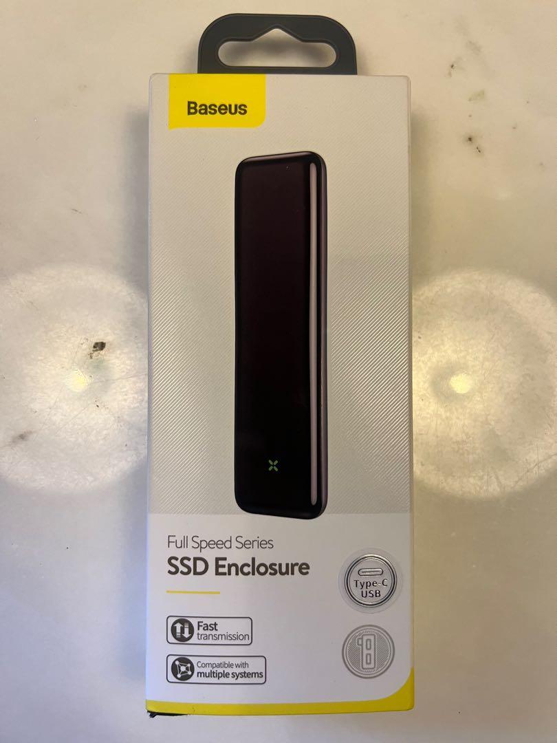 Baseus M.2 SATA SSD Enclosure Type-C, Computers & Tech, Parts ...