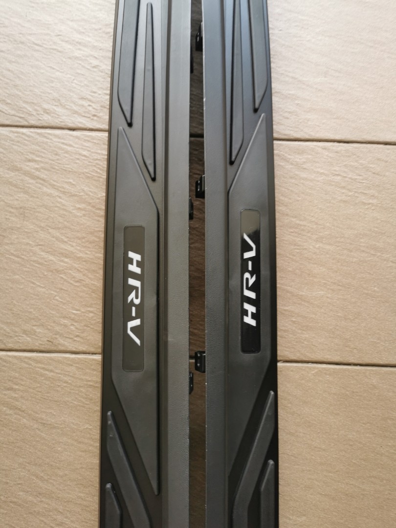 Full Black Honda HRV 2013~2020 side step (side skirt replacement), Car ...