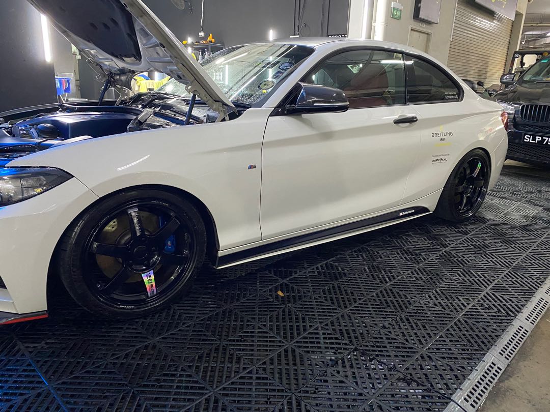 Bmw TE37 rims, Car Accessories, Tyres & Rims on Carousell