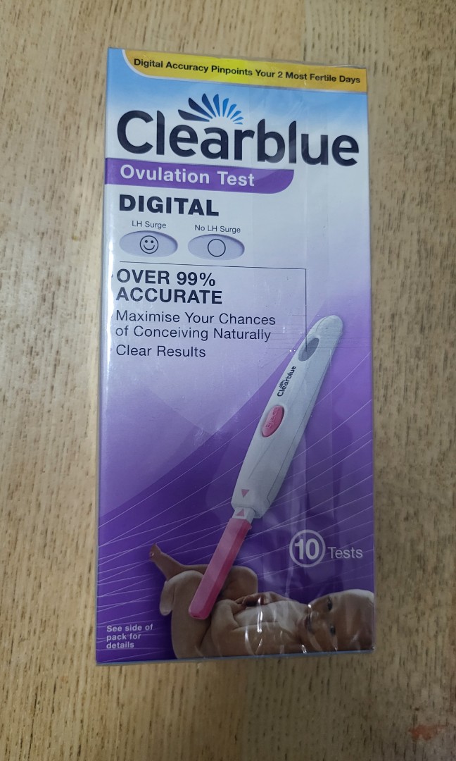 BRAND NEW - ClearBlue Digital Ovulation Test Kit - Sealed box- 10 Test ...
