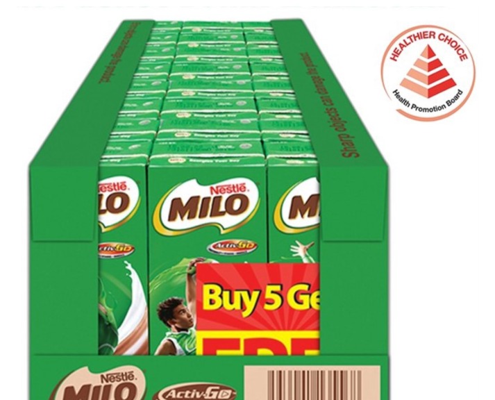 [Bundle of 24] MILO UHT Chocolate Malt Packet Drink 200ml, Food ...