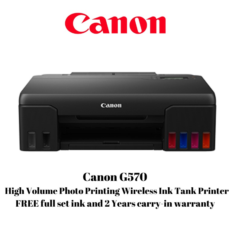 Canon G570 High Volume Photo Printing Wireless Ink Tank Printer G 570 ...