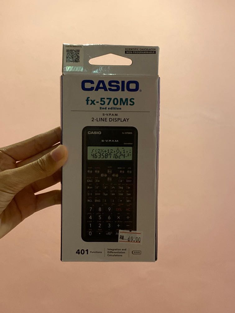 Casio Fx-570Ms 2nd edition, Hobbies & Toys, Stationery & Craft ...