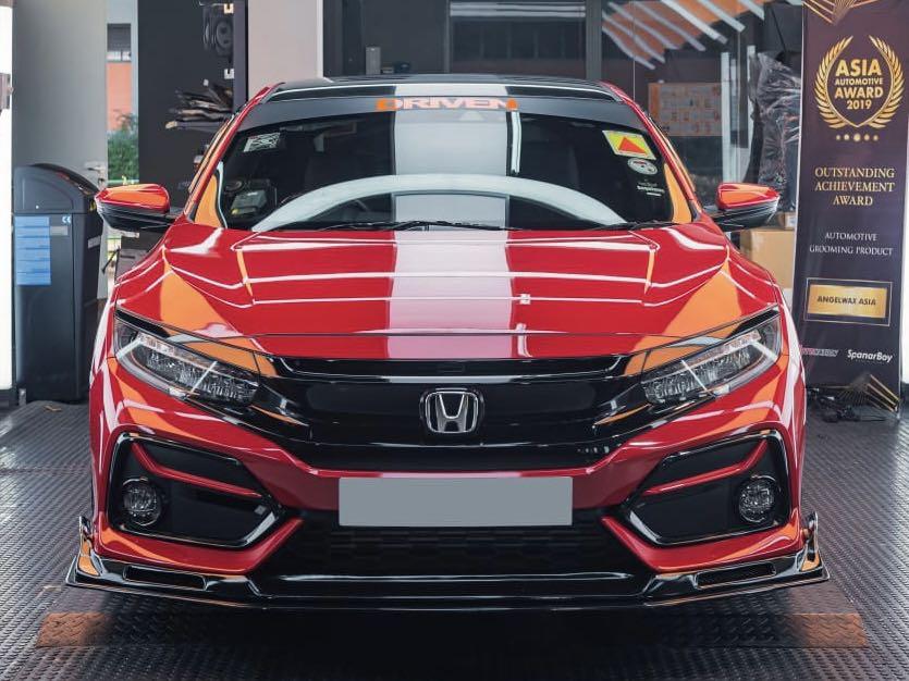Civic FC si bumper frp front lip, Car Accessories, Accessories on Carousell