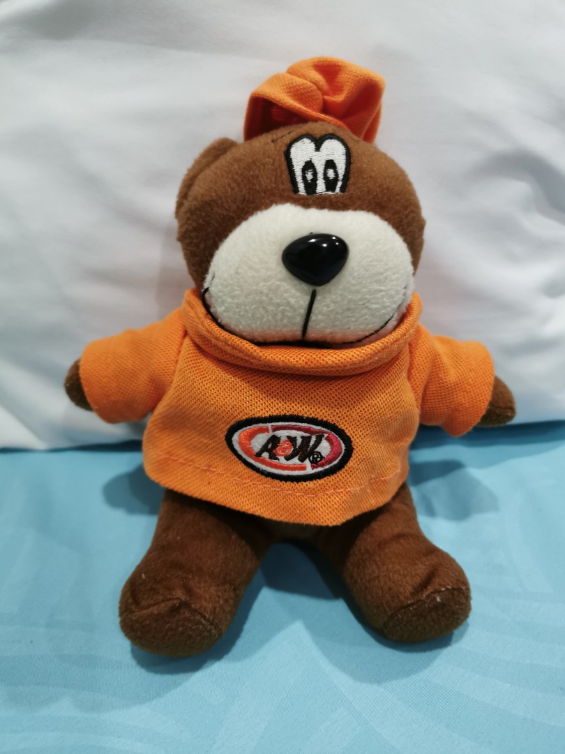 Classic A&W The Great Root Bear ~ Rooty Plush, Hobbies & Toys, Toys ...