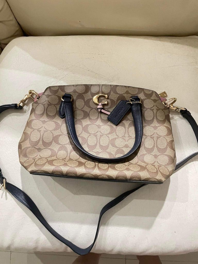 Coach Remi Satchel in Pink, Women's Fashion, Bags & Wallets, Cross-body ...