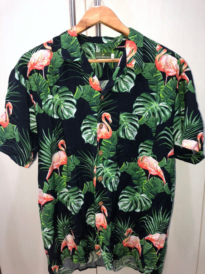 Coco Republic Floral Polo Shirt, Men's Fashion, Tops & Sets, Swim Top ...