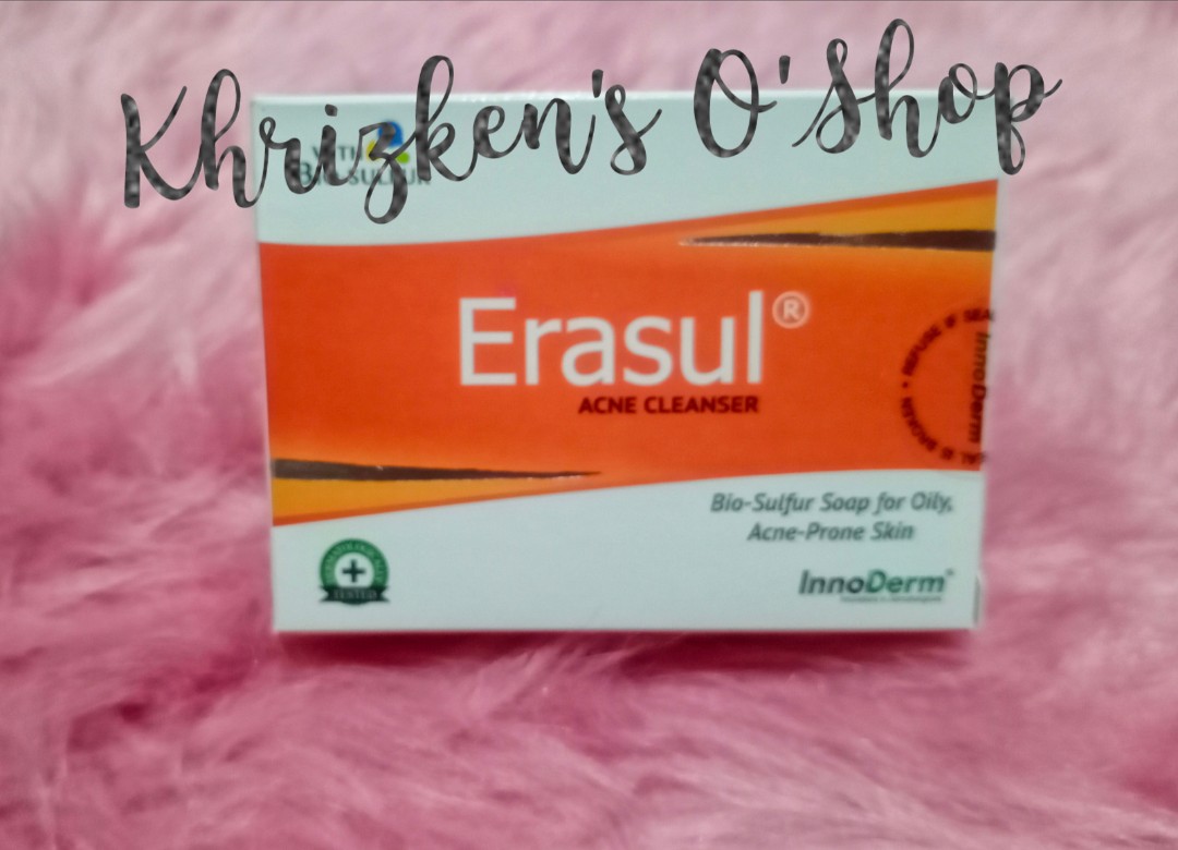COD! Erasul Soap Mild Sulfur Soap, Beauty & Personal Care, Face, Face ...